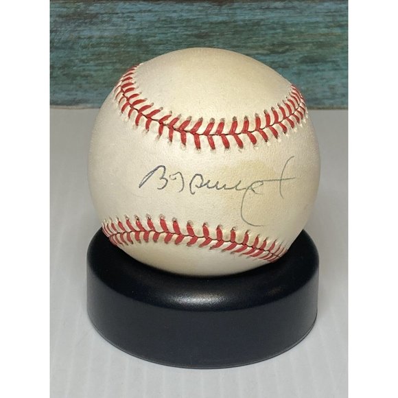 MLB | Accents | Bj Surhoff Signed Autographed Baseball Orioles Brewers ...